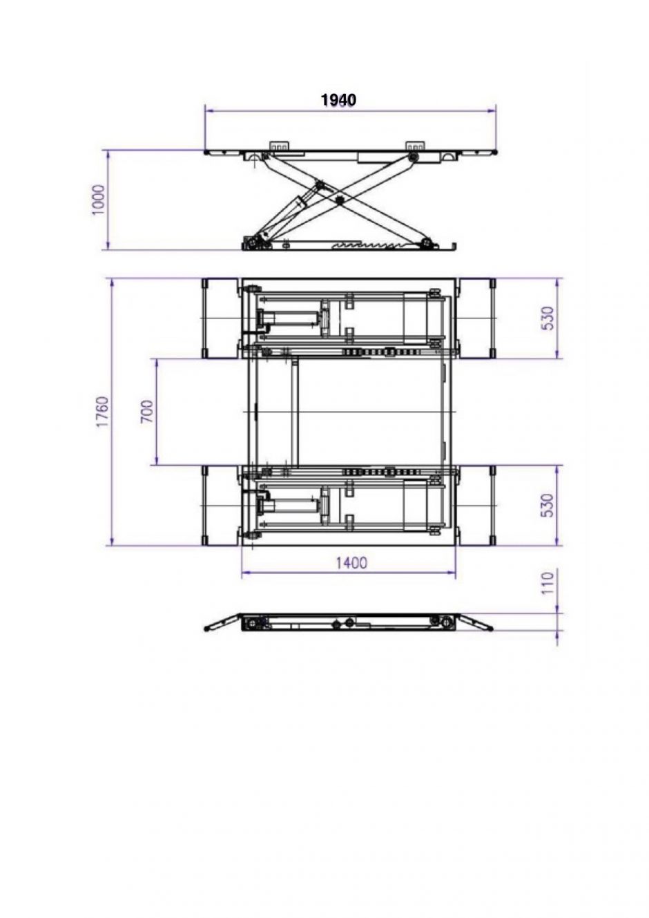 Saxlift 3000kg - Ap-Liften